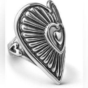 American West | Jewelry | American West Sterling Silver Bold Heart Ring ...